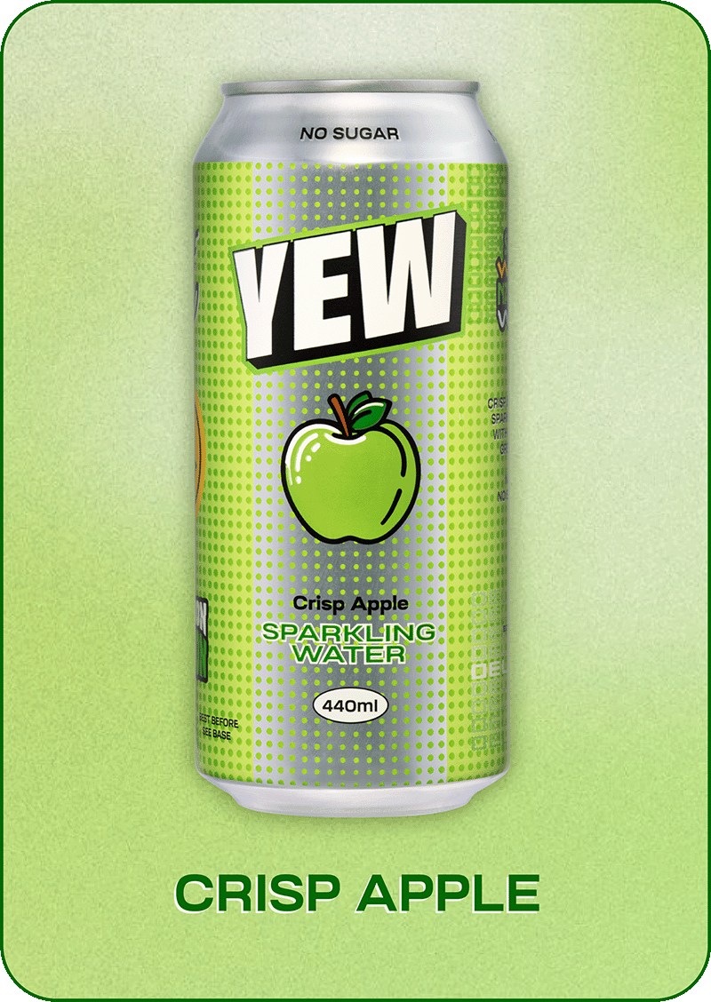 YEW Super Natural Sparkling Water | Bold Fruit Flavour